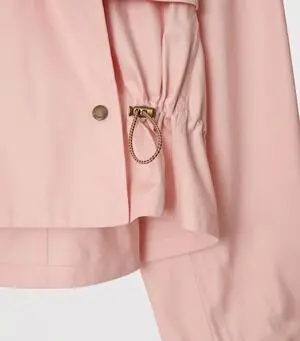 Burberry Gabardine Cropped Trench Coat