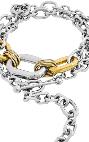 Rabanne Xl Link Two Toned Chain Necklace