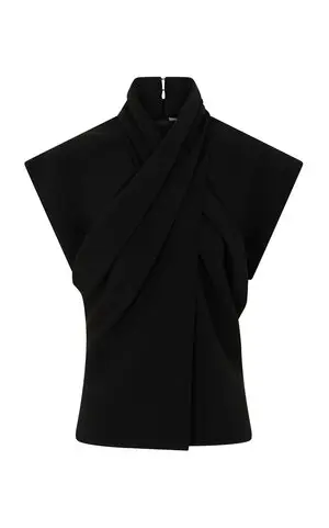 Rabanne Draped Sleeveless Top