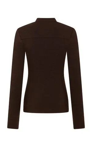 Rabanne Ruched Wool-blend Top