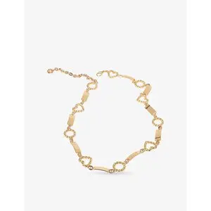 Maje Twisted Heart Chain-link Metal Belt
