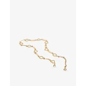 Maje Twisted Heart Chain-link Metal Belt