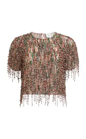 Aje Radieux Embellished Top