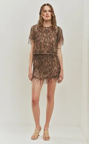 Aje Radieux Embellished Top