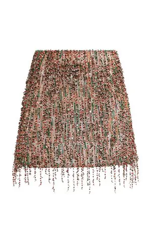 Aje Radieux Embellished Mini Skirt - Multi
