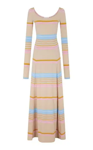 Rabanne Striped Knit Maxi Dress - Stripe