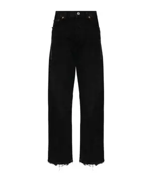AGOLDE 90's Mid-rise Straight Leg Jeans - Black