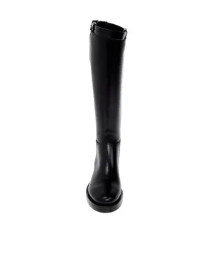 ANN DEMEULEMEESTER Buckle Detailed Round Toe Boots