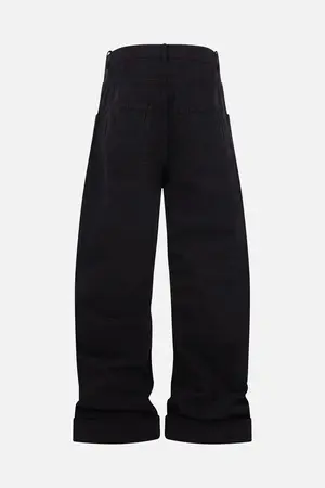 ANN DEMEULEMEESTER Wide-leg Trousers - Black