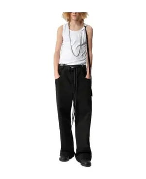 ANN DEMEULEMEESTER Wide-leg Trousers - Black