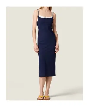 Miu Miu Stretch Jersey Midi-dress