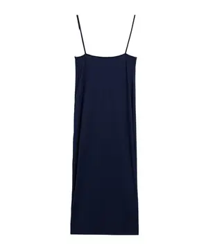 Miu Miu Stretch Jersey Midi Dress With Jacquard Logo