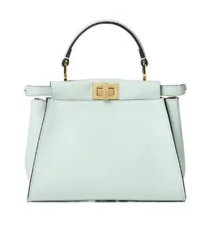 Fendi Peekaboo Leather Shoulder Bag