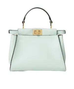 Fendi Peekaboo Leather Shoulder Bag