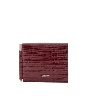 TOM FORD Printed Tejus Wallet - Ruby Colour