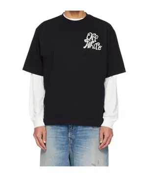 Off-White Logo-print Short-sleeve T-shirt - Black
