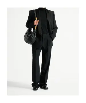 Balmain 2-button Jacket In Wool And Satin