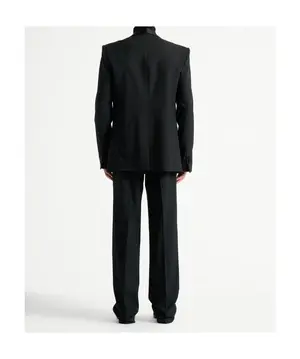 Balmain 2-button Jacket In Wool And Satin