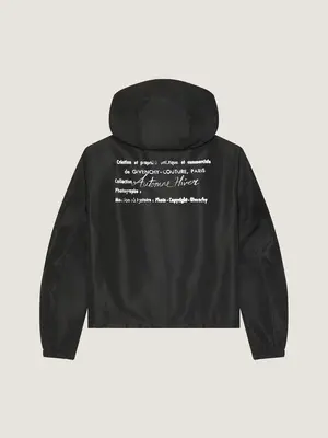 Givenchy Windbreaker In Polyfaille With Archive Print