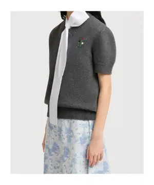 Marni Wool-cashmere Jumper With Embroidered Flowers