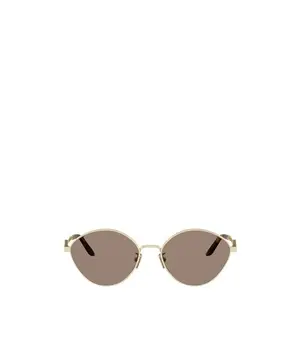 Fendi Oval Frame Sunglasses - Brown