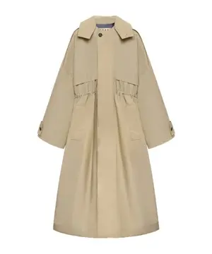 Marni Beige Nylon Trench Coat