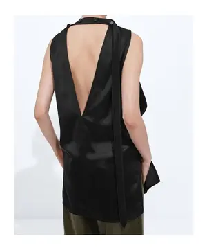 Bottega Veneta Fluid Silk Satin Top