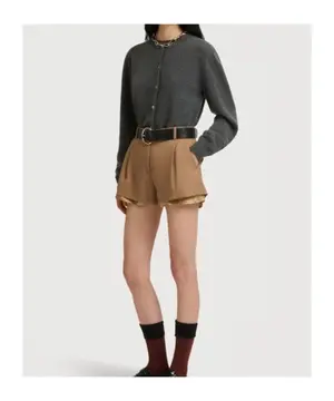 Marni Wool Shorts With Exposed Lining