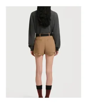 Marni Wool Shorts With Exposed Lining