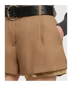 Marni Wool Shorts With Exposed Lining