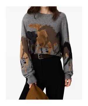 Stella McCartney Horse Motif Round Neck Sweater