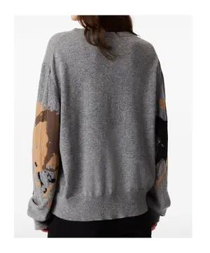 Stella McCartney Horse Motif Round Neck Sweater