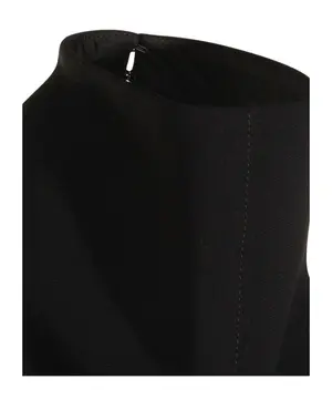 Khaite Halter Neck Backless Top With Buckle Detail - Black