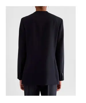 JIL SANDER Collarless Single-breasted Blazer