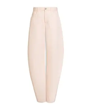 Alaïa High-rise Wide-leg Pants - Pink