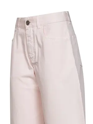 Alaïa High-rise Wide-leg Pants - Pink