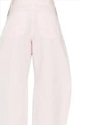 Alaïa High-rise Wide-leg Pants - Pink