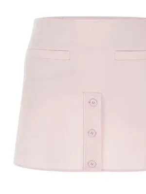 COURREGES Courrèges Logo-detail Zipped Mini Skirt