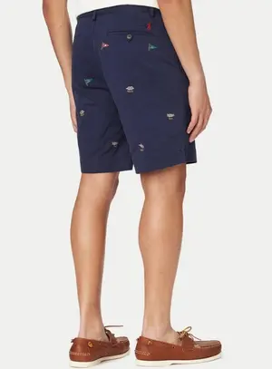 Polo Ralph Lauren Embroidered Cotton Shorts
