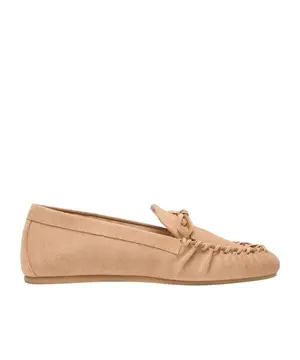 STUART WEITZMAN Britt Bow Loafer - Nude