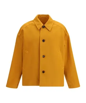 Dries Van Noten Long-sleeved Casual Jacket - Orange