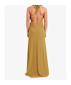 AMAZUIN V-neck Sleeveless Dress