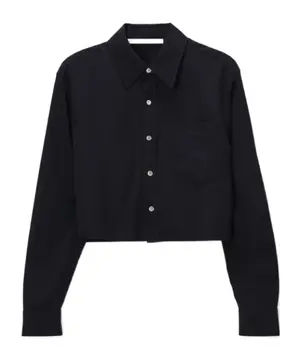 Alexander Wang Cropped Button-down Shirt