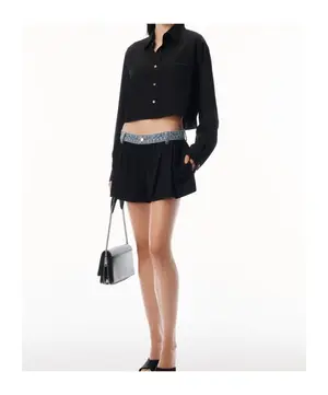 Alexander Wang Cropped Button-down Shirt