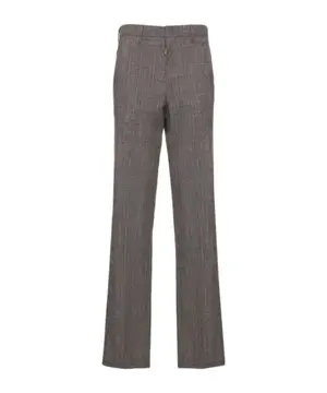 Isabel Marant Étoile Olympe Wool Blend Straight Pants - Black