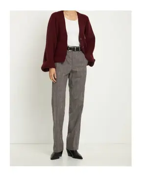 Isabel Marant Étoile Olympe Wool Blend Straight Pants