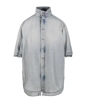 DARKPARK High-neck Short-sleeved Shirt