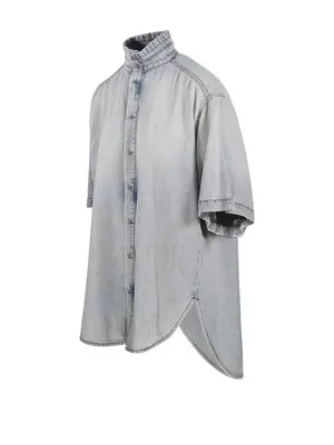DARKPARK High-neck Short-sleeved Shirt