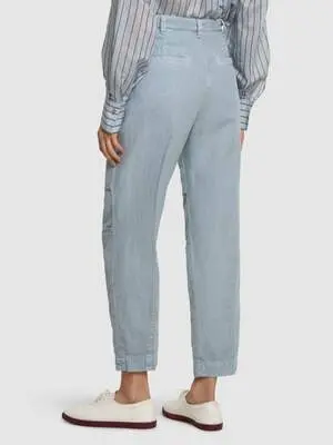 Brunello Cucinelli Belt Ring Casual Trousers