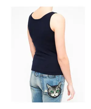 Lela Rose Crew Neck Vest